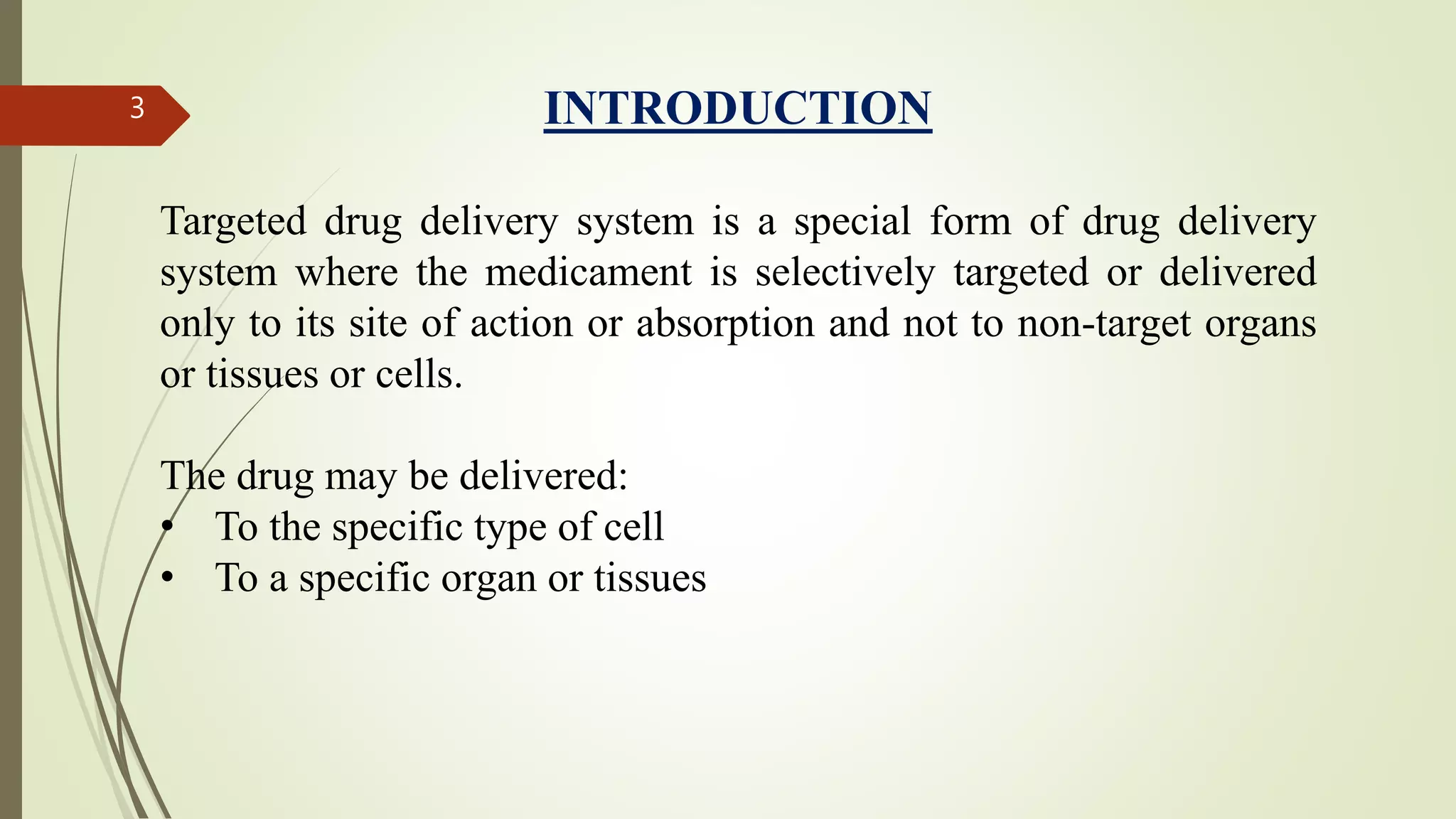 Nikita Rathi (targeted drug delivery system) | PPTX | Chemistry | Science