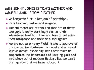 Characterization Of Tom Jones | PPTX | Fiction | Books and Literature