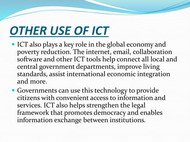 ICT | PPTX | Email | Internet