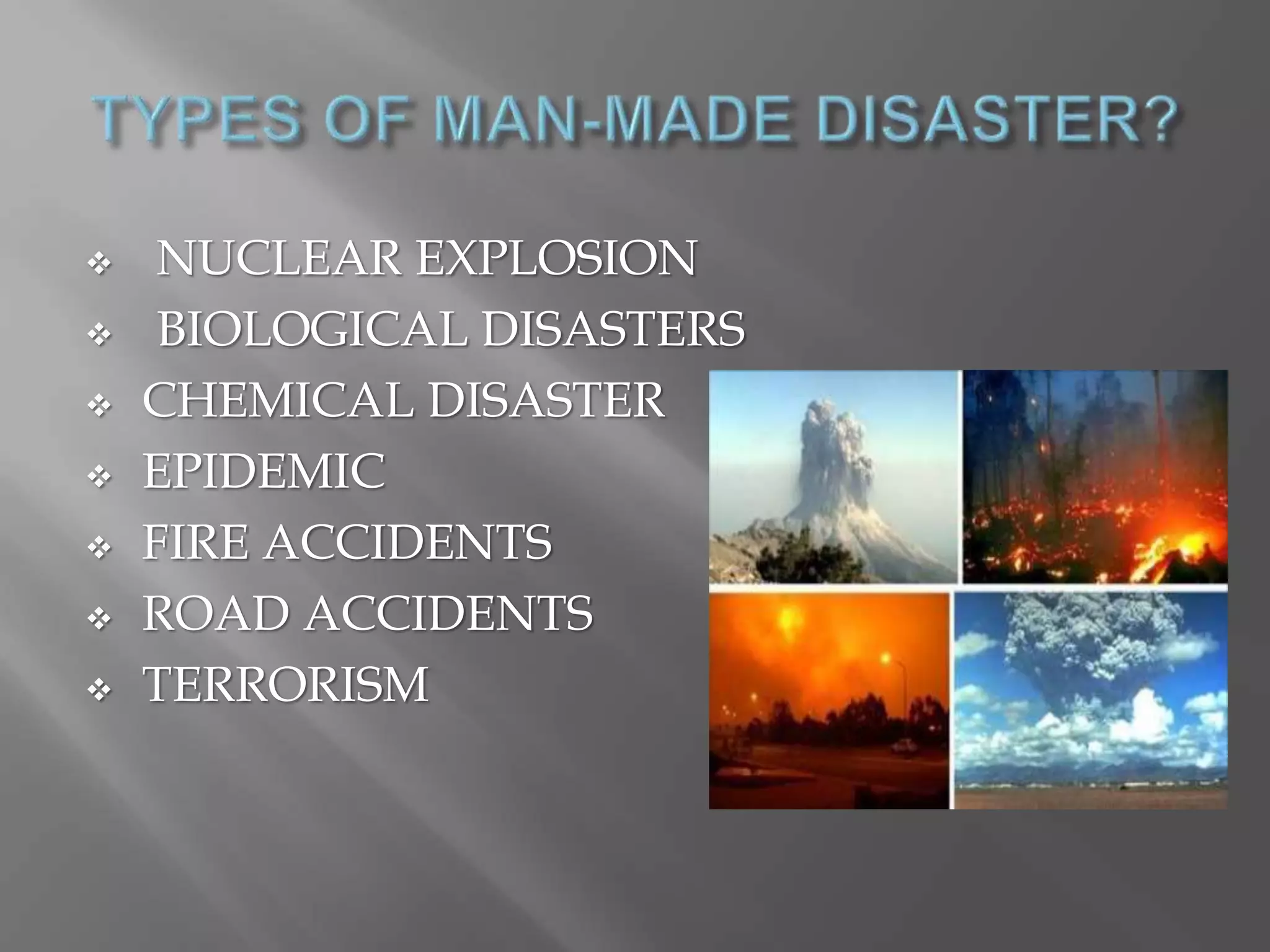 human-made disaster by nikki for 9th CBSE | PPTX