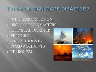 human-made disaster by nikki for 9th CBSE | PPTX