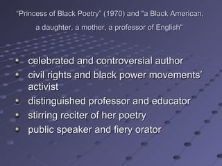 Nikki Giovanni | PPT