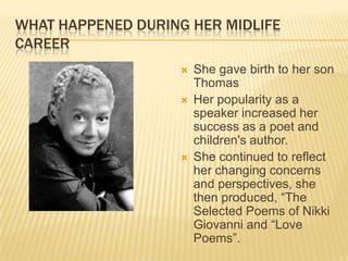 Nikki giovanni powerpoint | PPTX