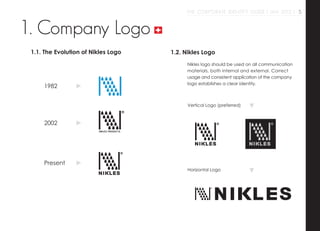 Nikles Corporate Identity Book | PPT