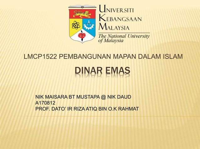 DINAR EMAS | PPT