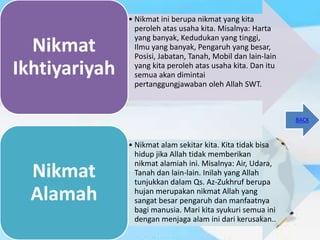 Nikmat allah dalam qs. az zukhruf ayat 9-13 | PPTX