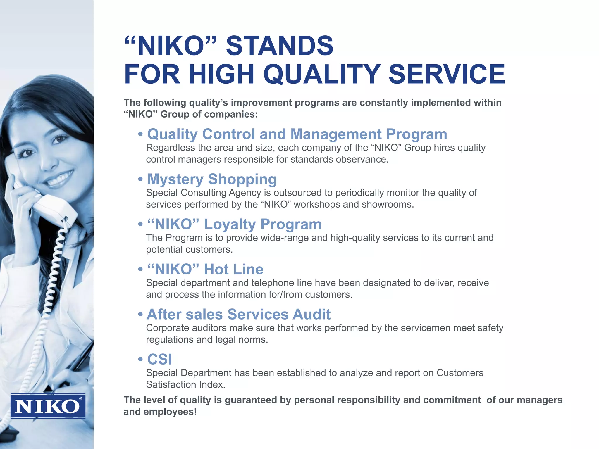 Niko company profile | PPT