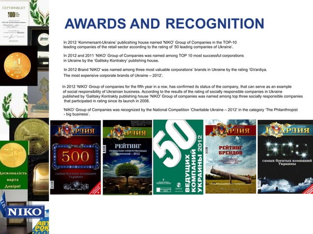 Niko company profile | PPT