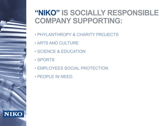 Niko company profile | PPT