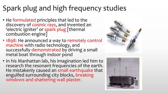 Biography of Nikola Tesla. | PPTX | Physics | Science