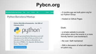 Nikola, a static blog & site generator python meetup 19 feb2014 | PPT