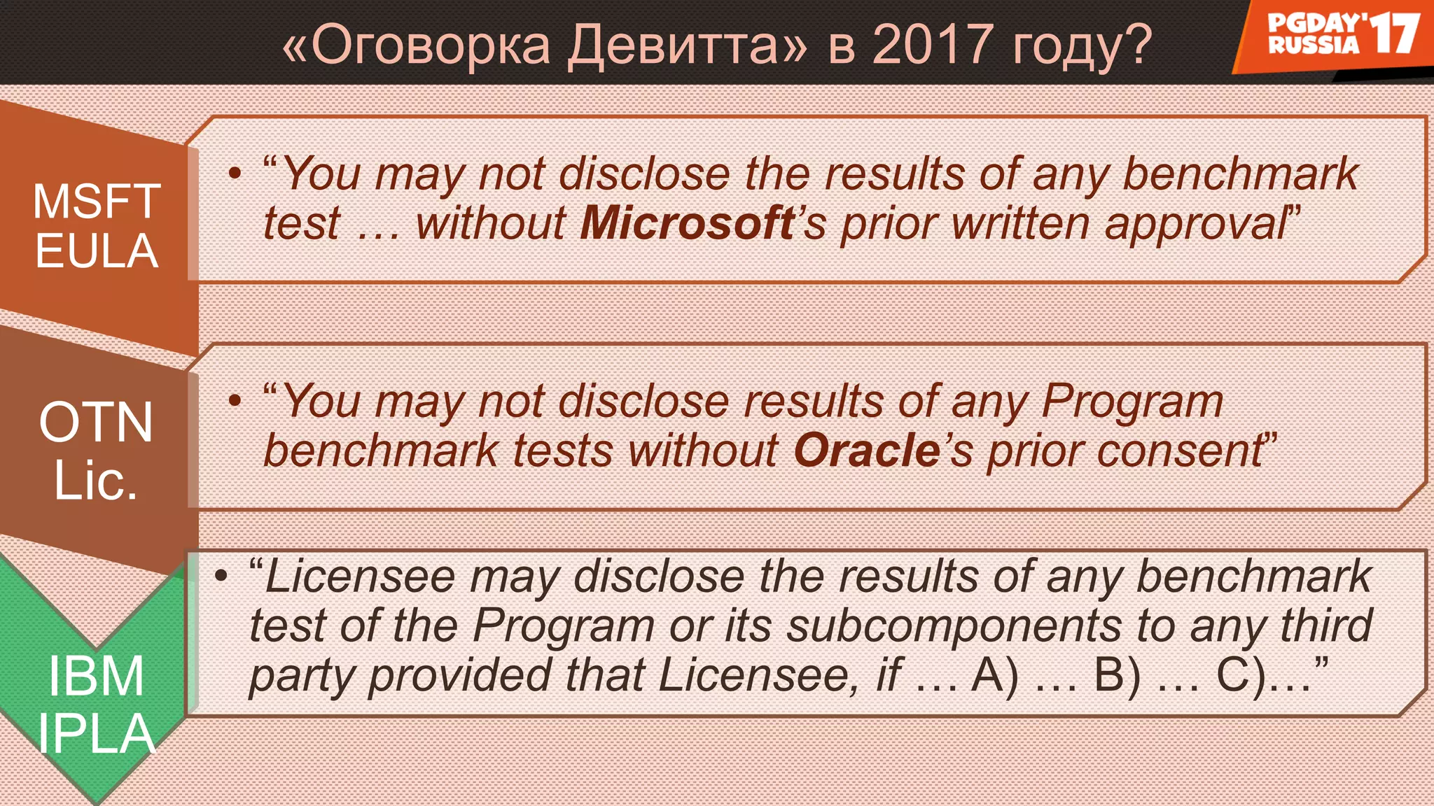 DBMS Benchmarks in a Nutshell | PPT