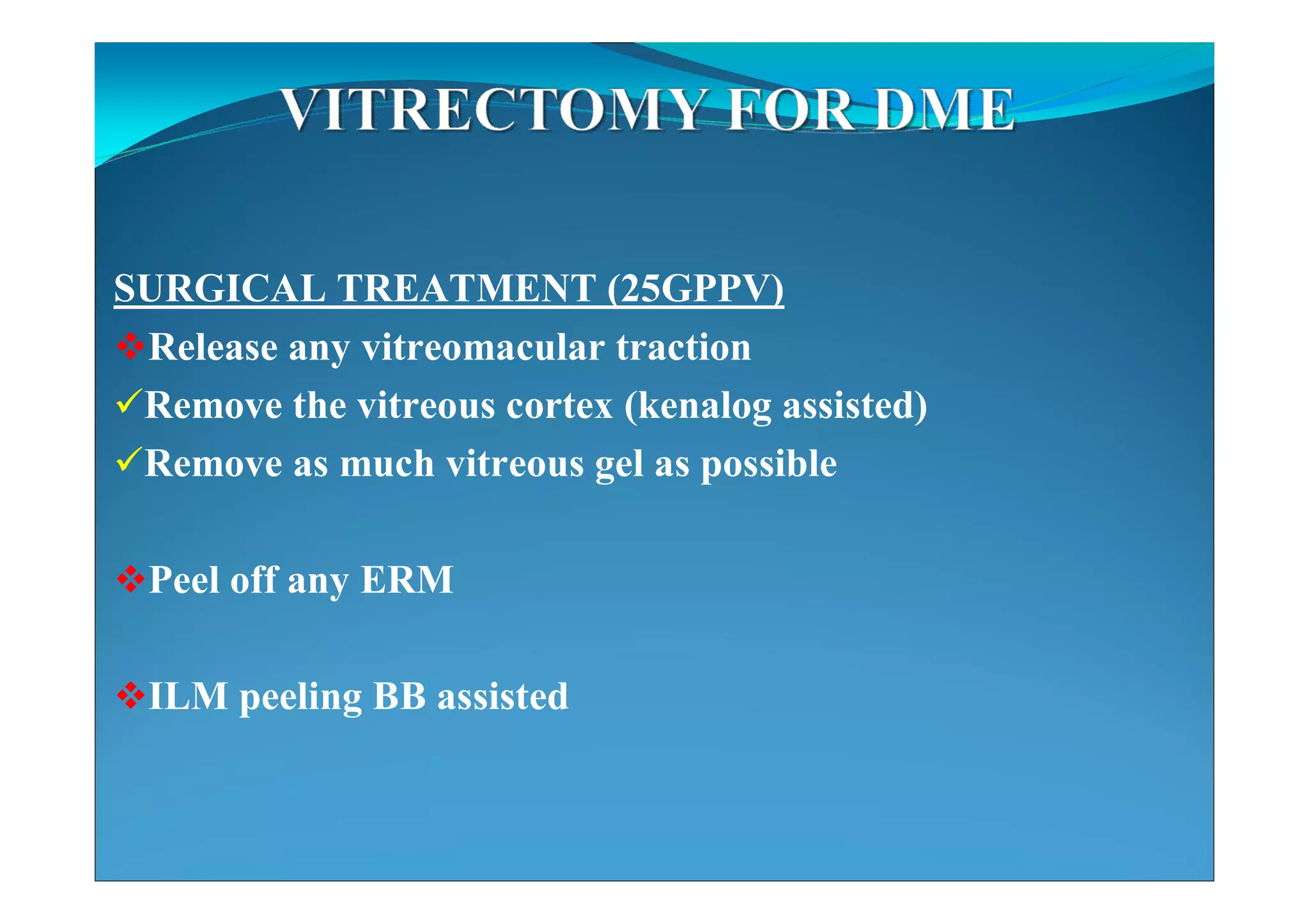 Nikolakopoulos vitrectomy or microplasmin in dme with vitreomacular ...