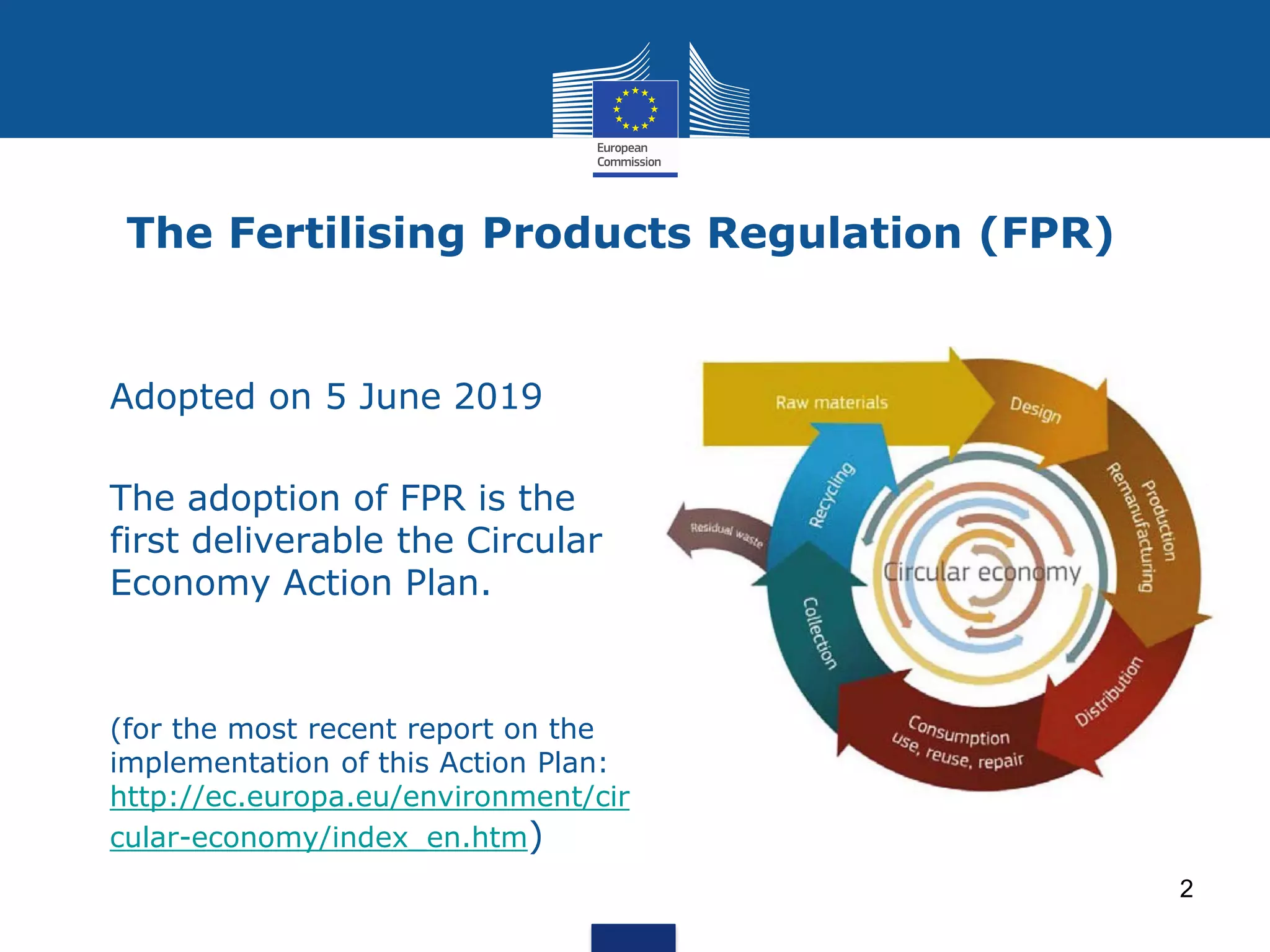 Presentation of the Fertiliser Product Regulation and the challenges of ...