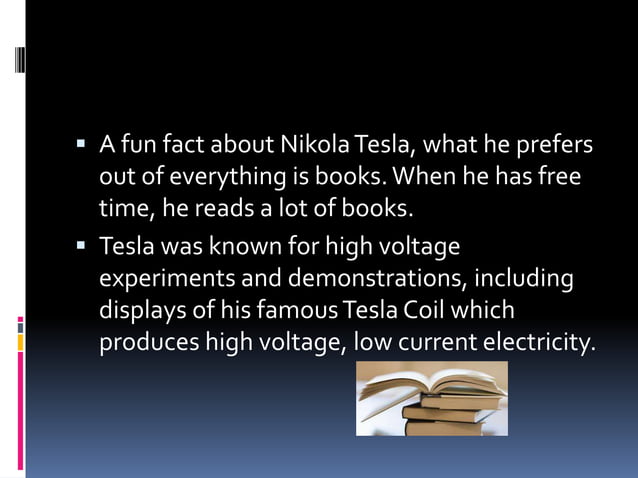 Nikola tesla facts | PPT