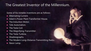 Nikola tesla | PPTX