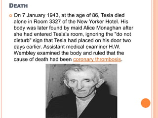 Nikola tesla | PPTX