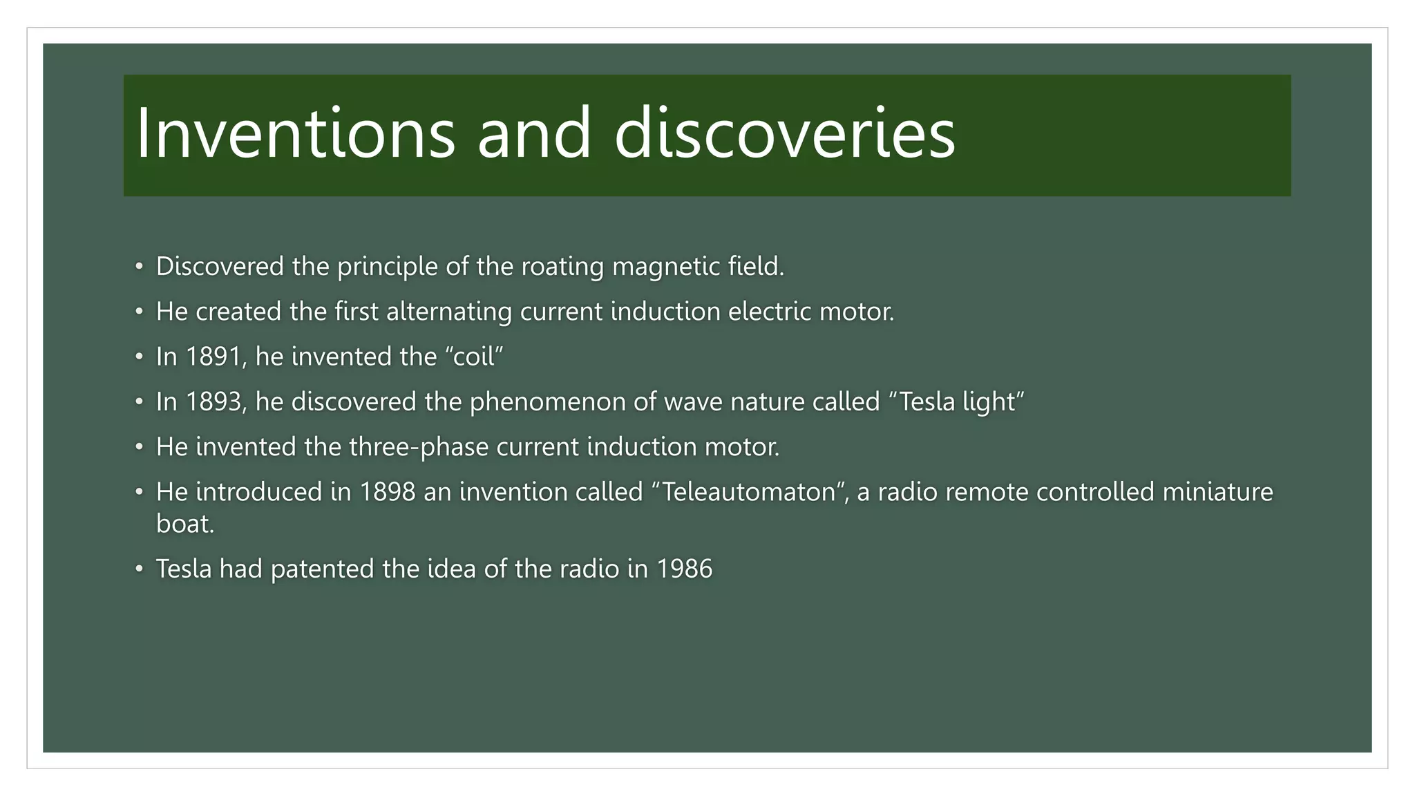 Nikola tesla.pptx | Physics | Science