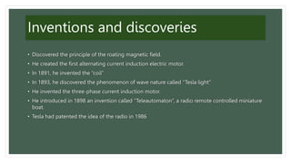 Nikola tesla.pptx | Physics | Science