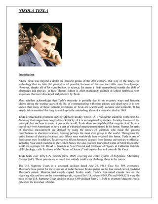 Nikola Tesla | PDF
