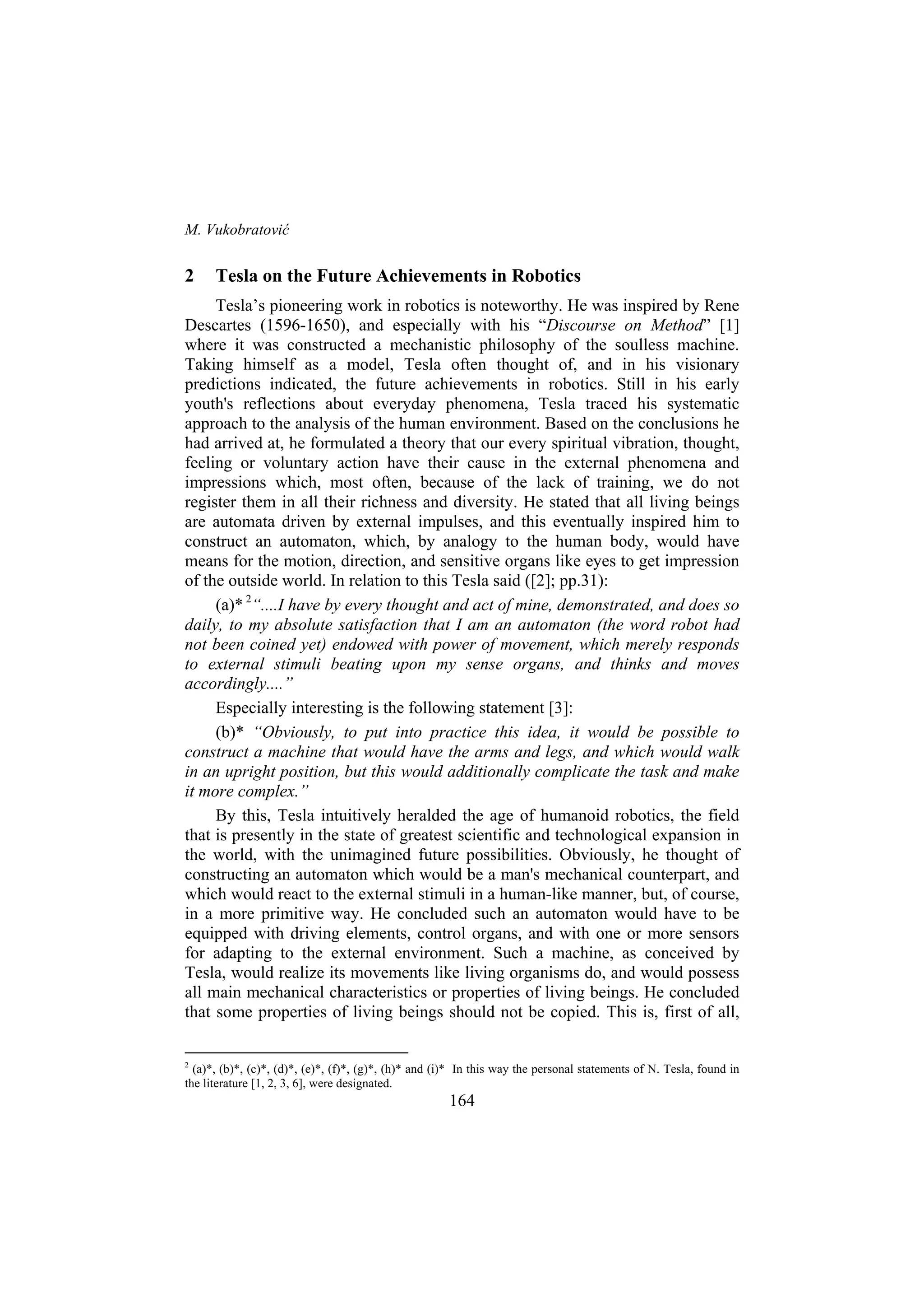 Nikola tesla and robotics | PDF