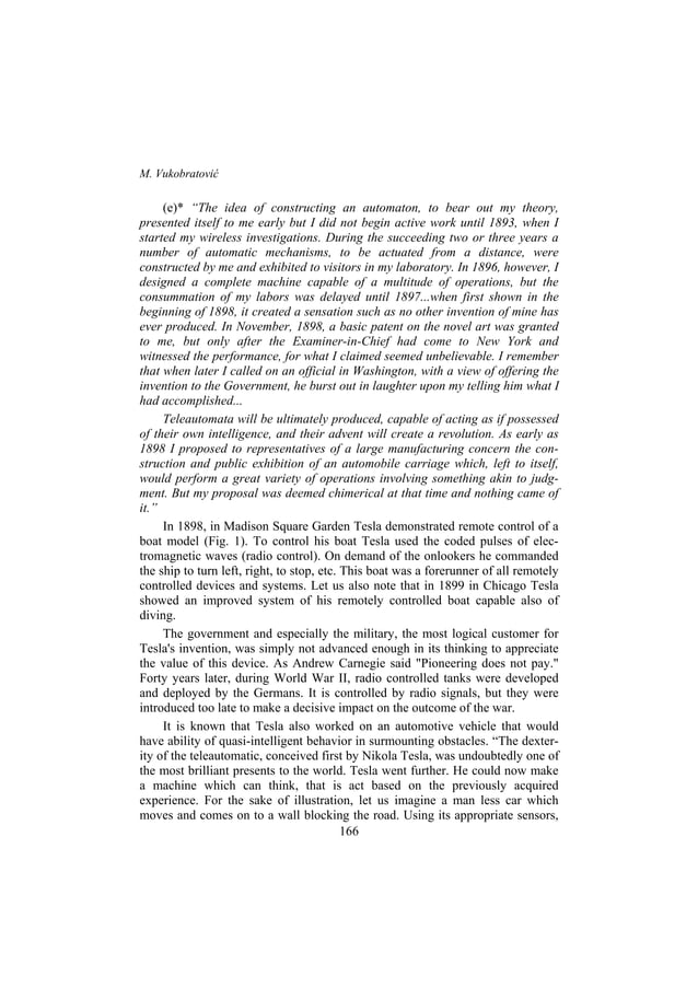 Nikola tesla and robotics | PDF