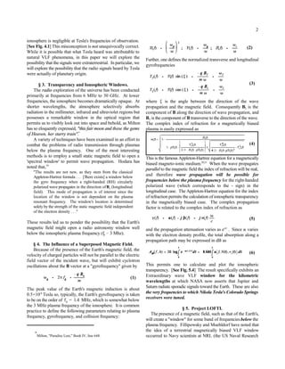 Nikola tesla and the electrical signals of planetary origin | PDF ...