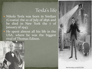 Nikola Tesla by Carlos and Manu | PPT
