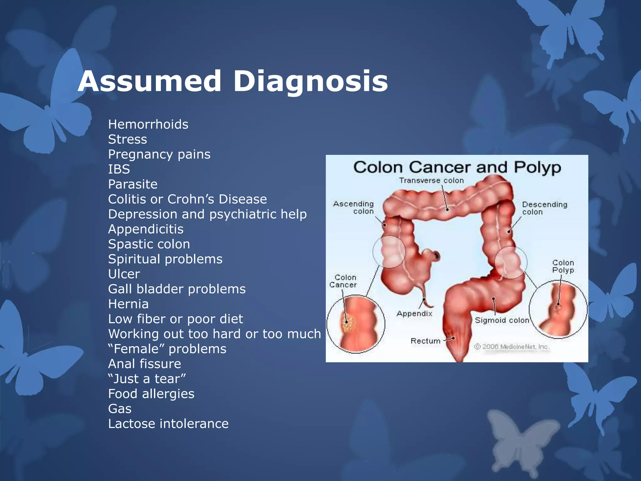 Colon Cancer Presentation - My Impact Story | PPTX