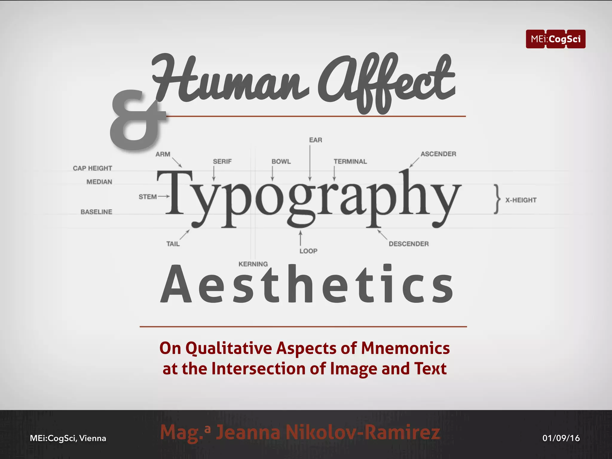 Human Affect and Typography Aesthetics - On Qualitative Aspects of ...