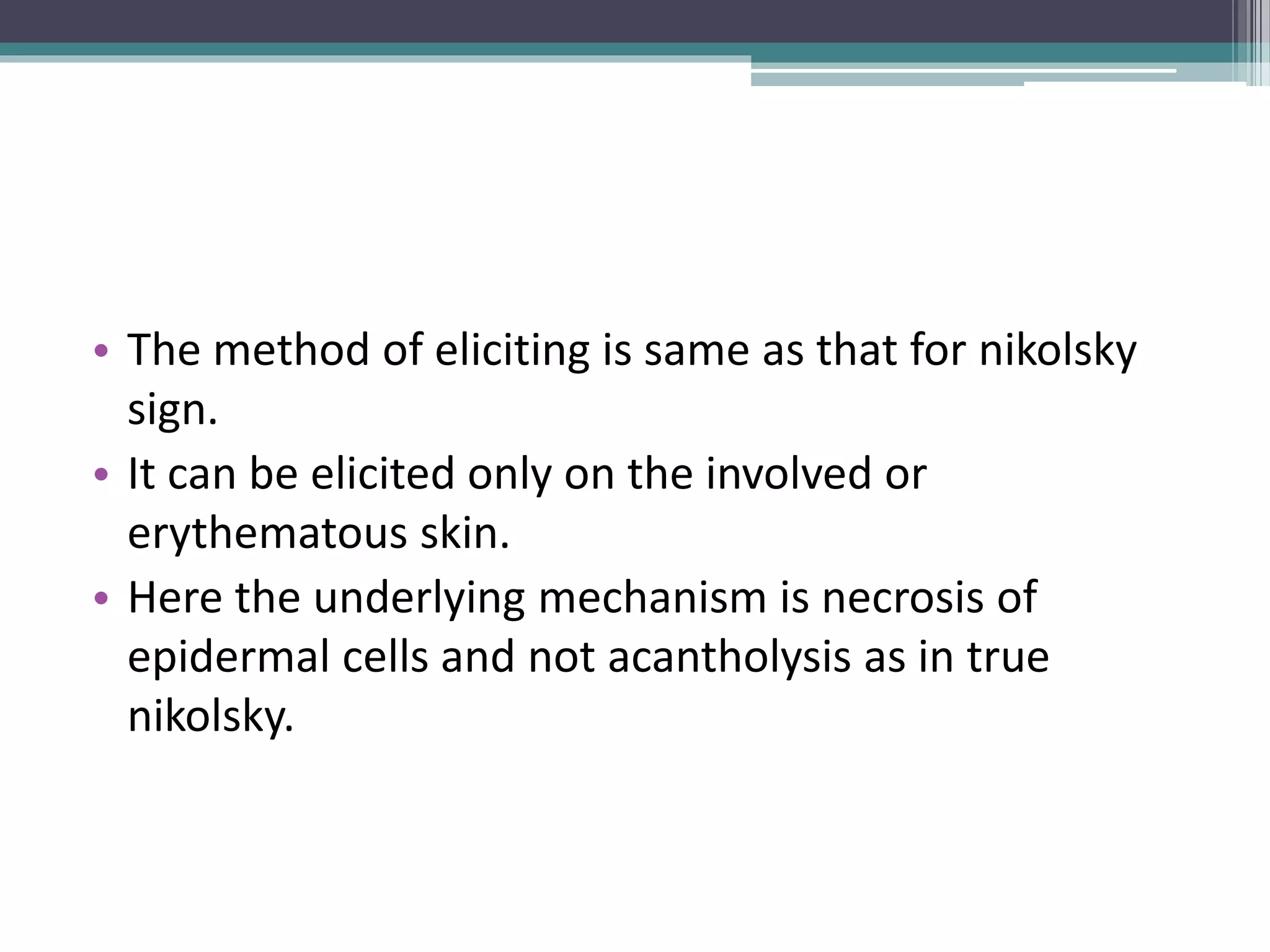 Nikolsky sign | PPTX