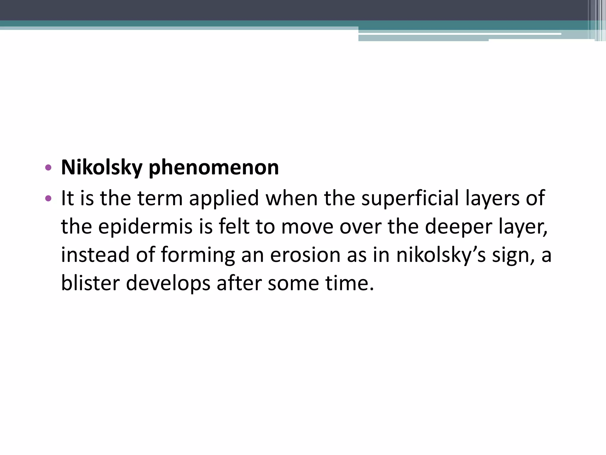 Nikolsky sign | PPTX