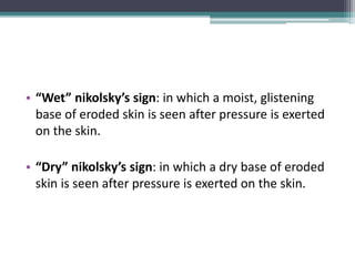 Nikolsky sign | PPTX