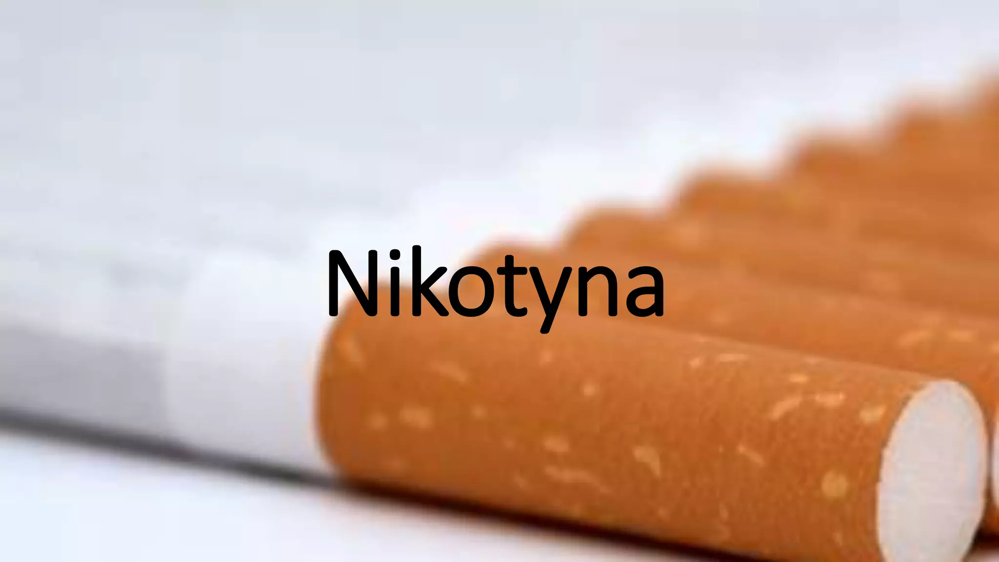 Addictive substances - nicotine | PPTX