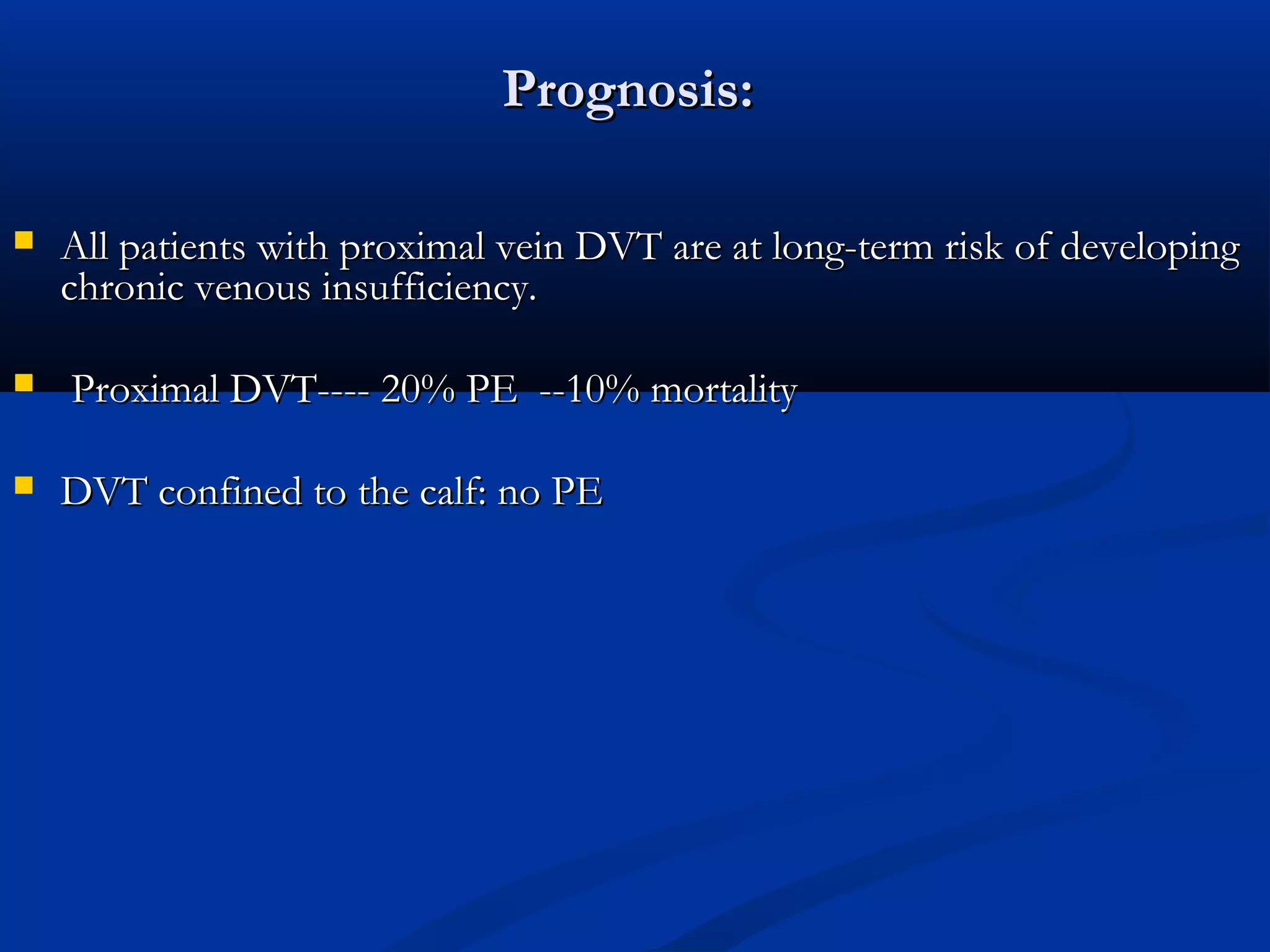 seminar on deep venous thrombosis | PPT