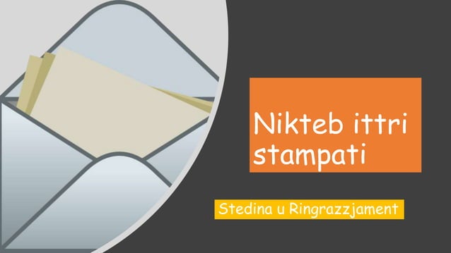 Nikteb ittri stampati | PPTX