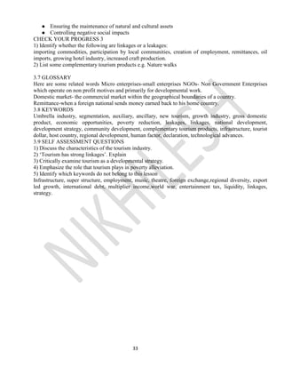 Fundamental of Tourism Management | PDF