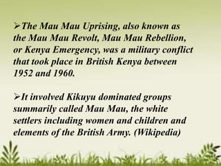 A Grain of Wheat as a National epic of Anti-colonial struggle | PPT