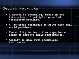 neural network | PPTX