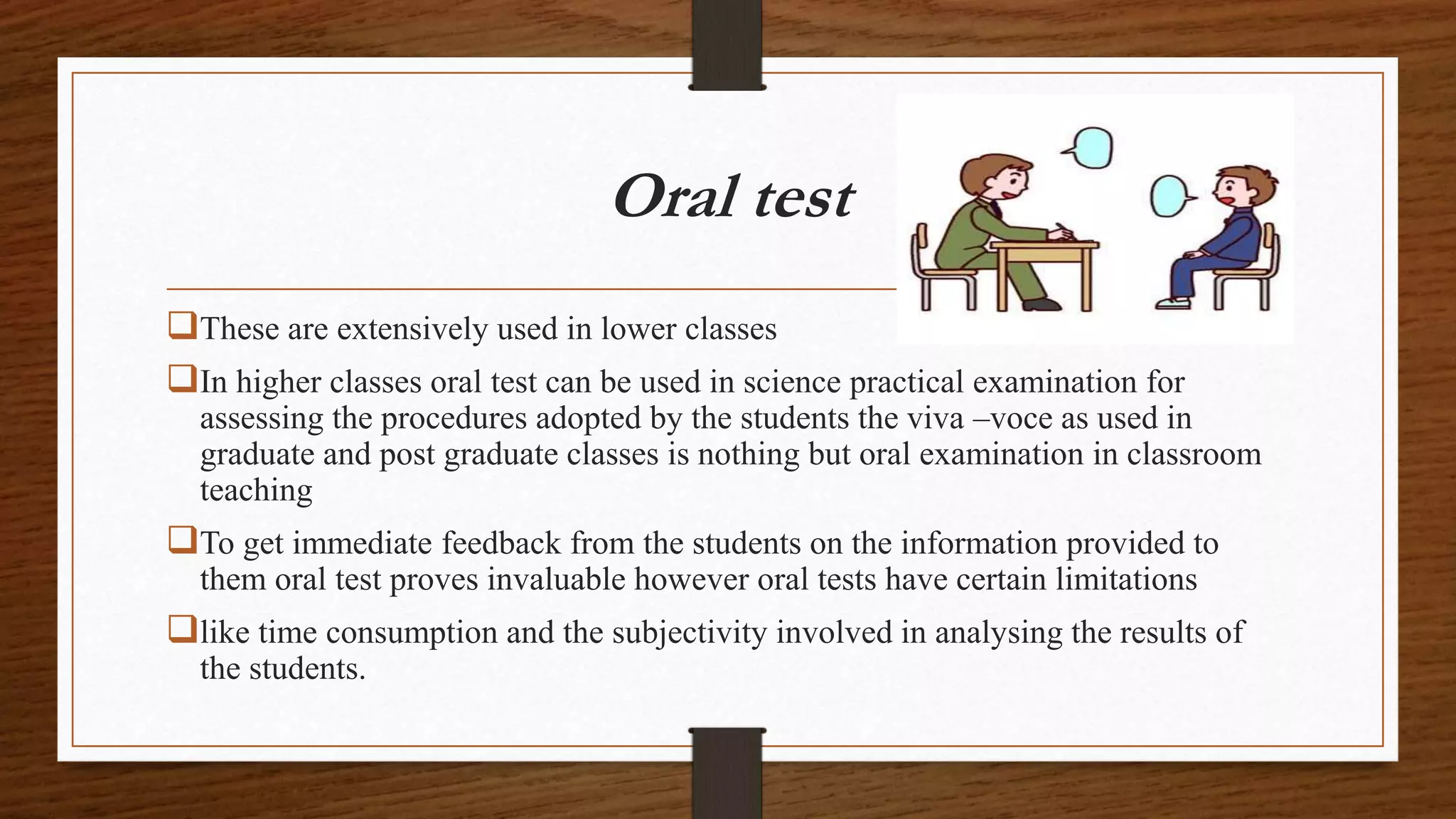 Types of test items and principles for constructing test items | PPTX