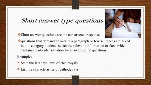 Types of test items and principles for constructing test items | PPTX