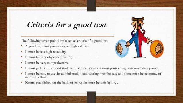 Types of test items and principles for constructing test items | PPT