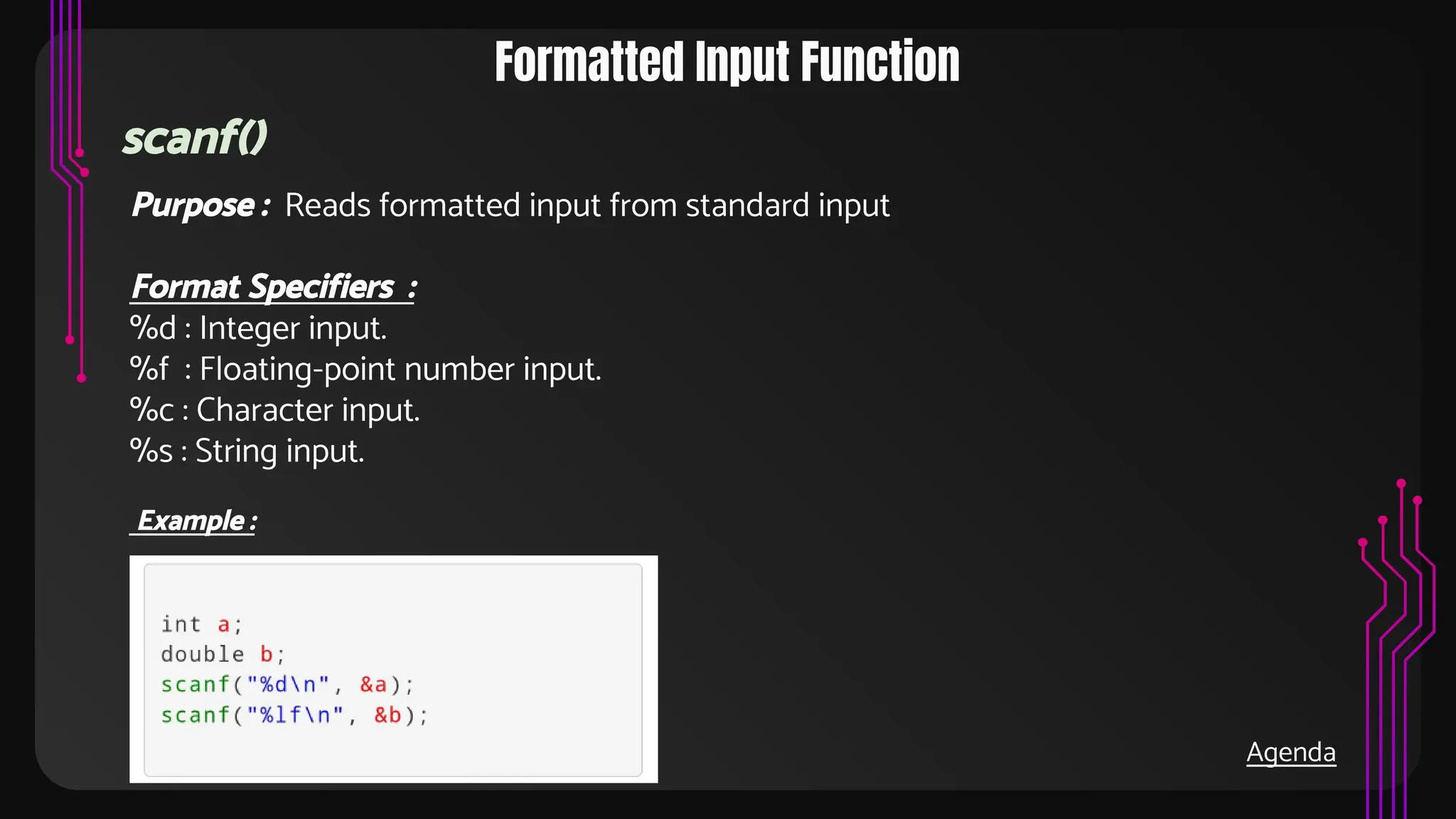 Input And Output In C Language C Programming Ppt
