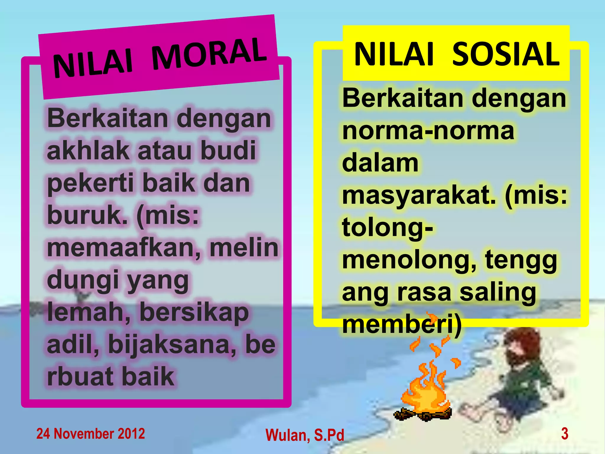 Nilai nilai cerpen | PPSX