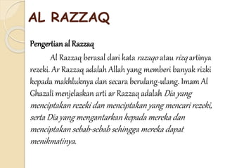 Nilai-Nilai asmaul husna | PPTX