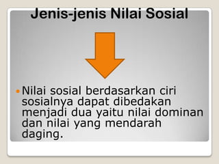 Nilai dan norma | PPTX