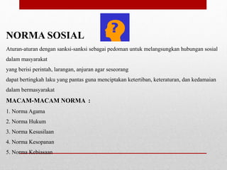 Nilai dan norma masyarakat | PPTX