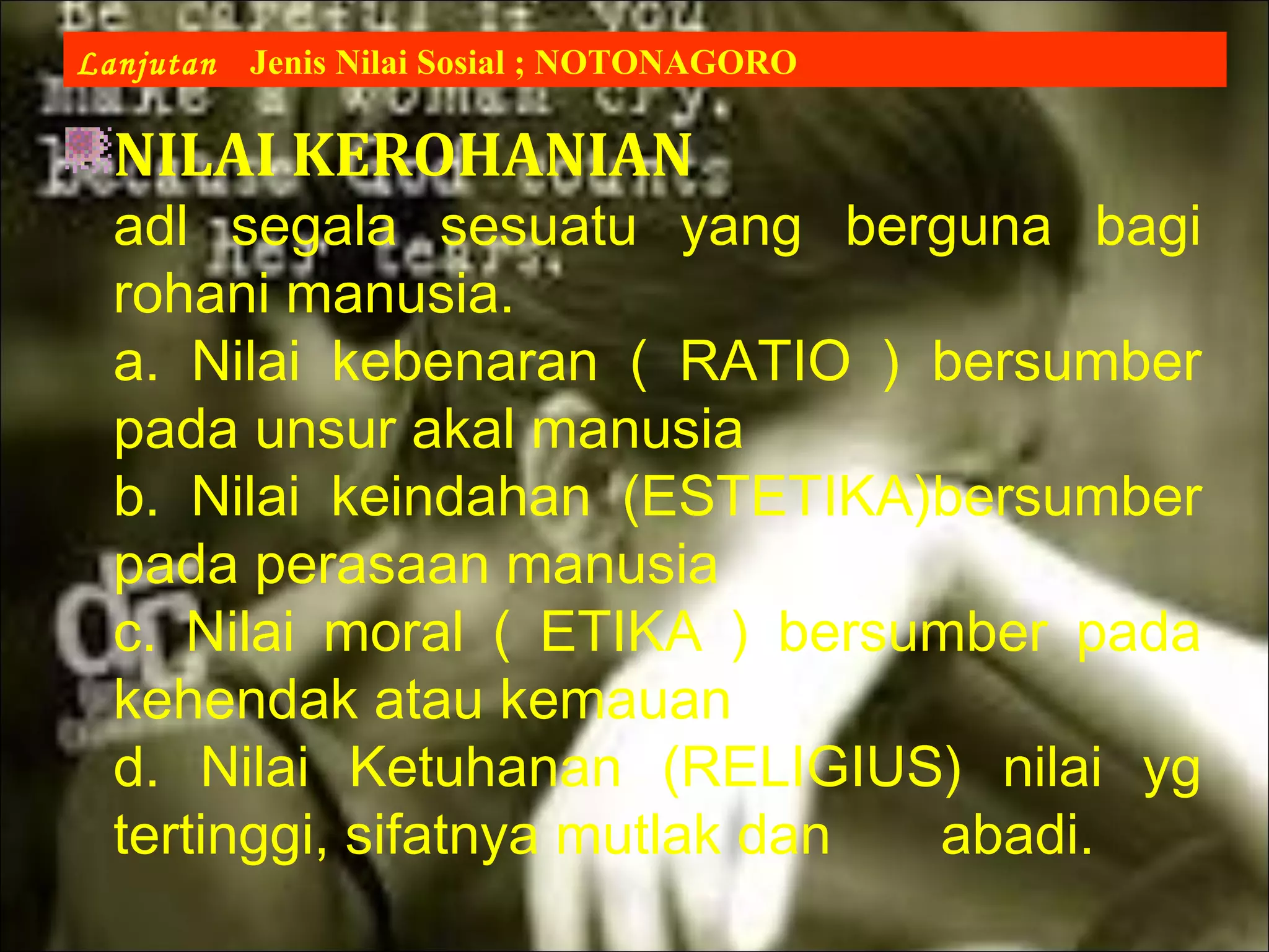 Nilai dan norma sosial | PPT