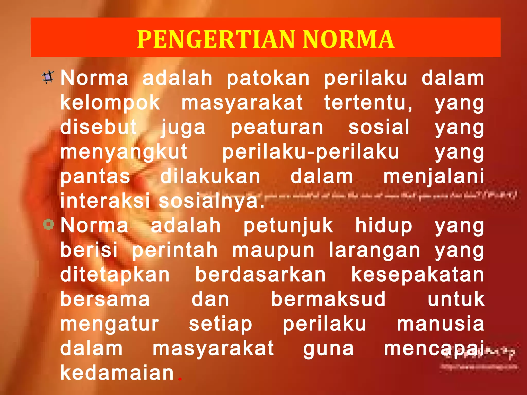 Nilai dan norma sosial | PPT