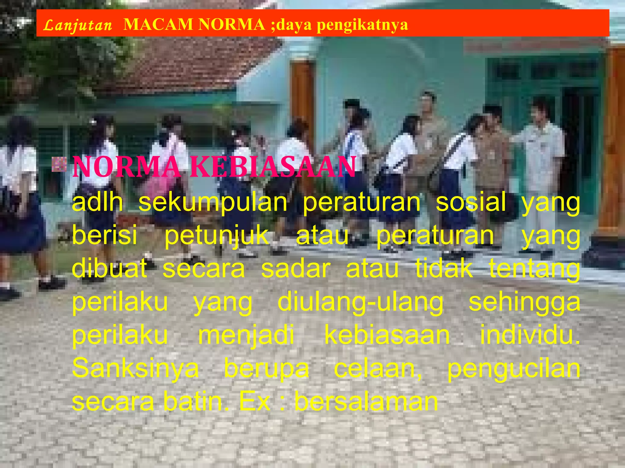 Nilai dan norma sosial | PPT